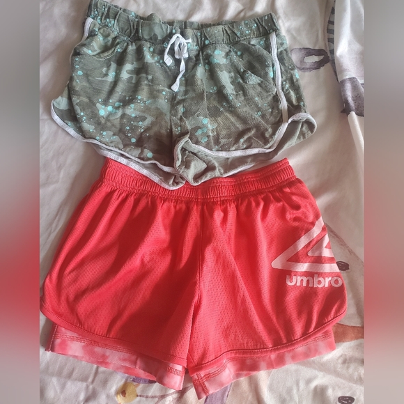 Umbro | Bottoms | Athletic Shorts Size 416 Girls Umbro And Justice ...